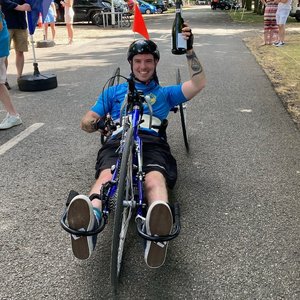 Paralysed former jockey raises thousands in hand cycle challenge ...